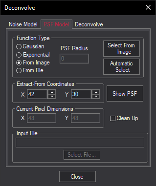 Deconvolution Tutorial